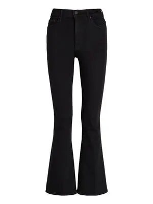 MOTHER The Weekender Flare Jeans - Black