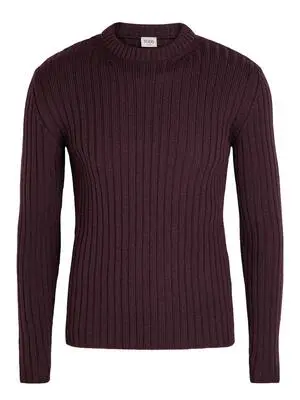 TOD'S Ribbed Merino Wool Jumper - Red