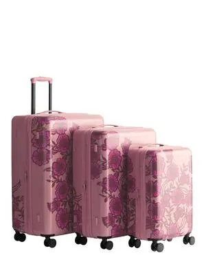 VERA BRADLEY Nested 3-piece Luggage Set - Pink