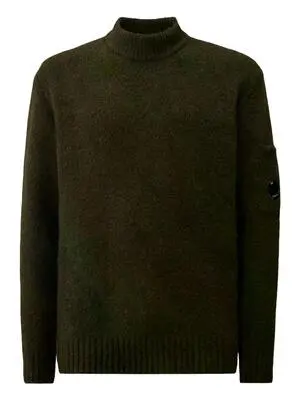 C.P. COMPANY Lens-detail Sweater - Green