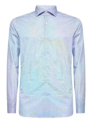 D4.0 Checked Cotton Shirt