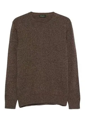 ROBERTO COLLINA Crew-neck Sweater - Brown
