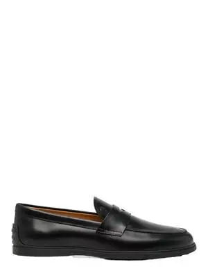 TOD'S Leather Loafers - Black