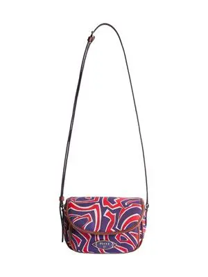 Emilio Pucci Labirinto Print Shoulder Bag - Purple