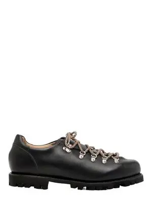 Paraboot Clusaz Leather Derby Shoes - Black