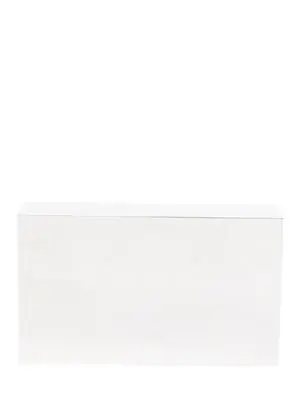 TOTEME Rectangular Metal Clutch - Silver