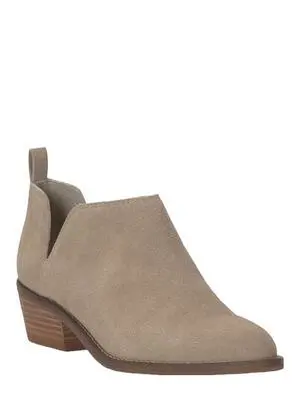 Lucky Brand Leather Fayth Bootie - Stone Rock Oilsue