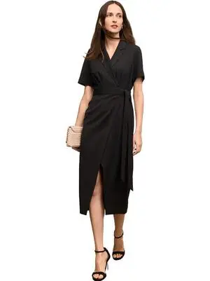 M.M.LAFLEUR Arlette Air Twill Dress - Black