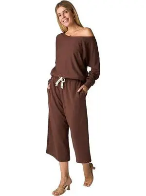 EAVOLU Baikal Eco-Luxe Fleece Crop Pant