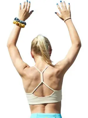 YELLOWBERRY Tink Strappy Sports Bra - Doe