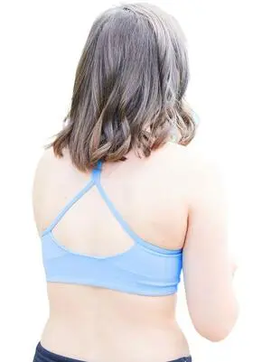 YELLOWBERRY Tink Strappy Sports Bra - Ocean