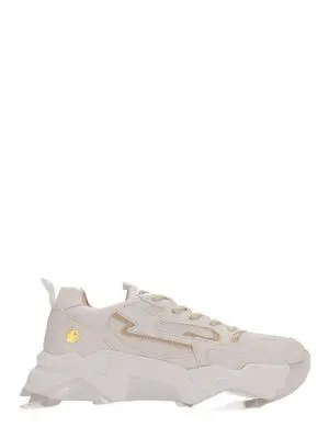 PROLOGUE SHOES Europa Sneakers - White Faux Leather