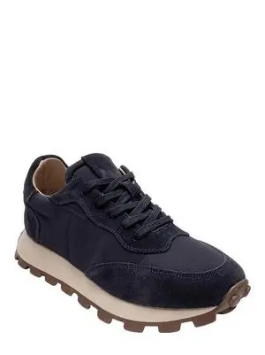 FOREVER & ALWAYS SHOES Amanda Leather Sneakers - Navy