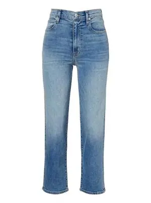 SLVRLAKE London Cropped Straight Jeans - Blue
