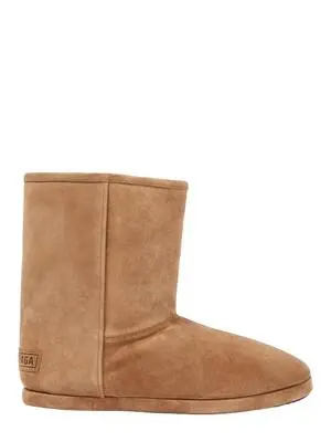 Balenciaga Alaska Suede Ankle Boots - Brown