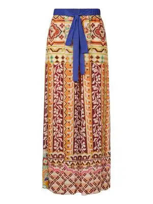 Etro Printed High-rise Palazzo Pants - Multicoloured