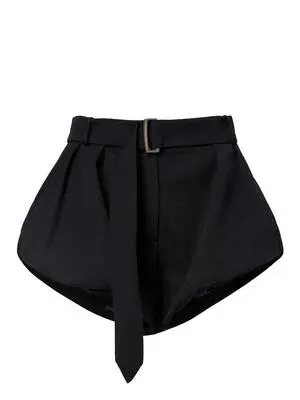 MAGDA BUTRYM Magda Butrym Belted Wool Shorts