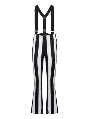 Goldbergh Lunira Striped Ski Salopettes - Black