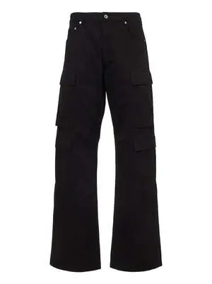 Rick Owens Low-rise Cargo Jeans - Black