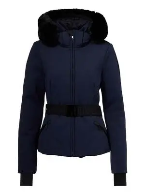 Goldbergh Hida Faux Fur-trimmed Down Ski Jacket - Blue