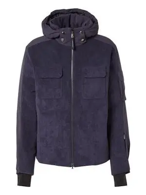 Bogner Cobe-d Down Paneled Ribbed-knit Ski Jacket - Blue
