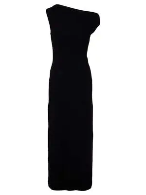 LESET Lauren Off-shoulder Jersey Maxi Dress - Black