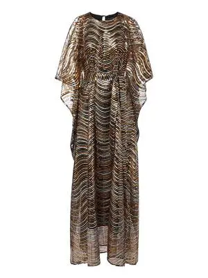 TALLER MARMO Taller Marmo Sequined Tulle Kaftan