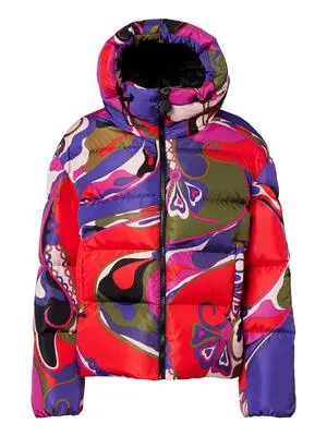 Emilio Pucci Orchidee Puffer Jacket - Multicoloured