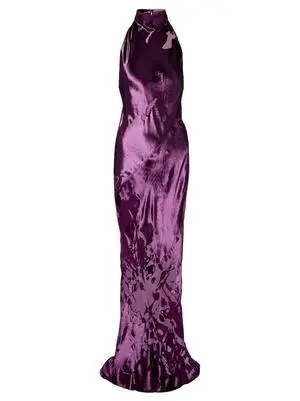 THE SEI Halterneck Gown - Purple