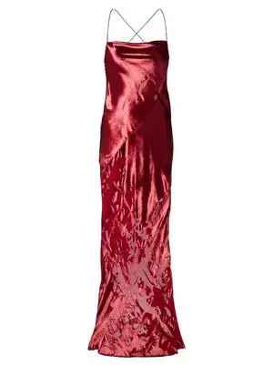 THE SEI Open-back Gown - Red