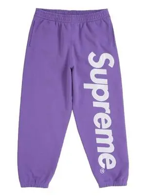 Supreme Satin Appliqué Sweatpant (fw25) Violet