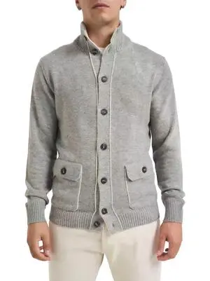 KANGRA Button-closure Cardigan - Grey