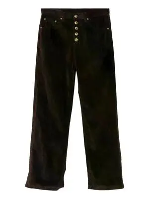 DONDUP Buttoned Corduroy Pants - Brown
