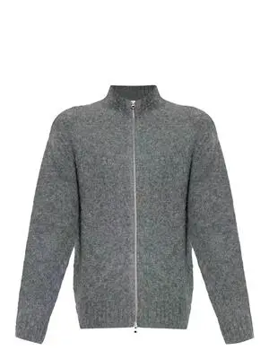 SAMSOE SAMSOE Sajean Zip Cardigan - Grey