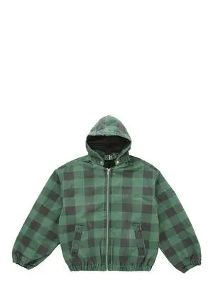 Supreme Faux Shearling-lined Bomber Jacket - Plaid