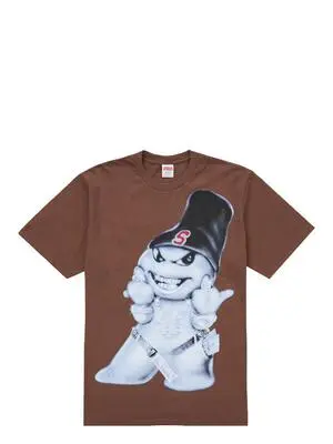 Supreme Snowman Tee Shirt Brown