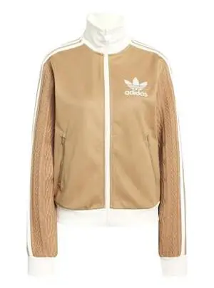 Adidas Knit Classic Track Top - Cardboard