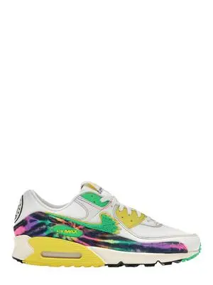 Nike Air Max 90 Grateful Dead University Of Oregon Sneakers - Sail/green Shock/yellow Strike