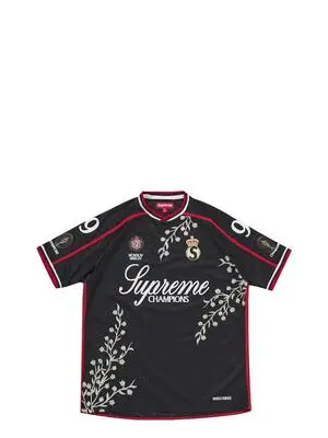 Supreme Floral Soccer Jersey - Black