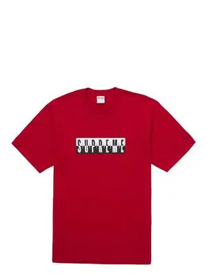 Supreme Split Tee Shirt - Red