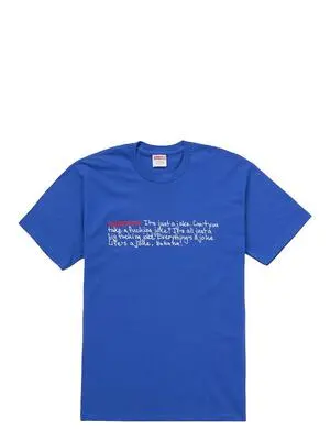 Supreme Joke Tee Shirt - Royal