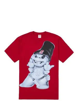Supreme Snowman Tee Shirt Red