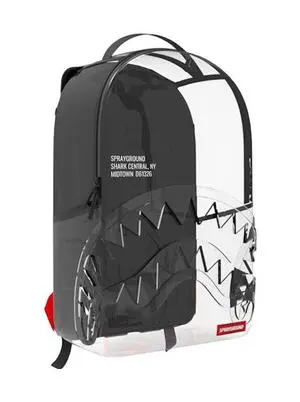 SPRAYGROUND Shark Central Clear Dlxsv Backpack - White