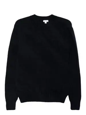 Sunspel Crew-Neck Sweater Blue