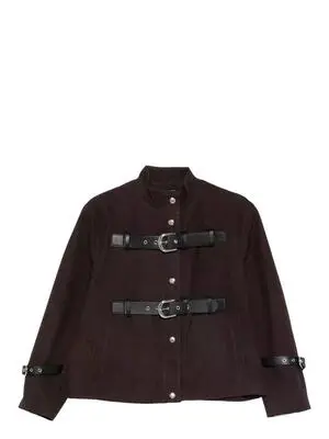 Gimaguas Buckle-strap Jacket - Brown