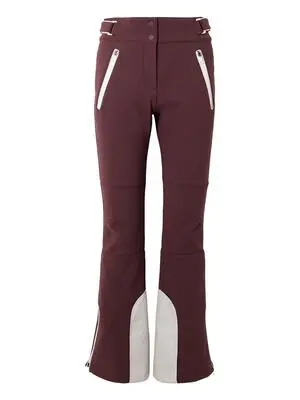 Brunello Cucinelli Bootcut Stretch-shell Ski Pants - Burgundy