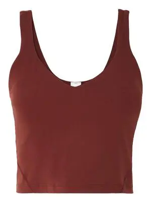 Lululemon Align Nulu Cropped Tank Merlot