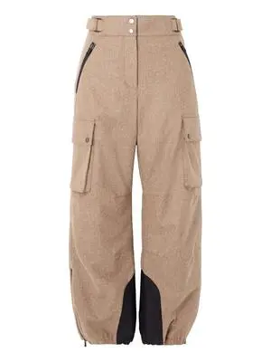 Brunello Cucinelli Wool Tapered Ski Pants Camel