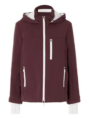 Brunello Cucinelli Hooded Padded Ski Jacket - Burgundy
