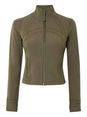 Lululemon Define Cropped Nulu Jacket Green